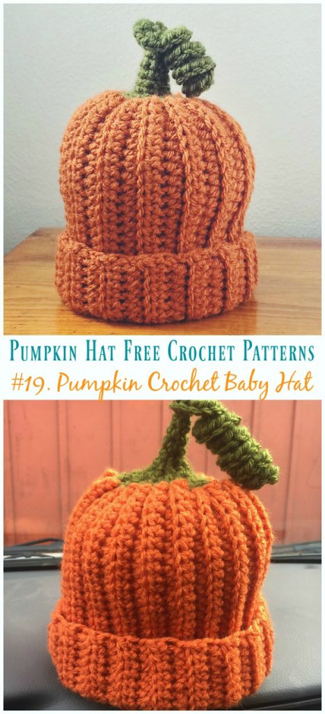 Pumpkin Hat Free Crochet Patterns Perfect for Autumn Harvest