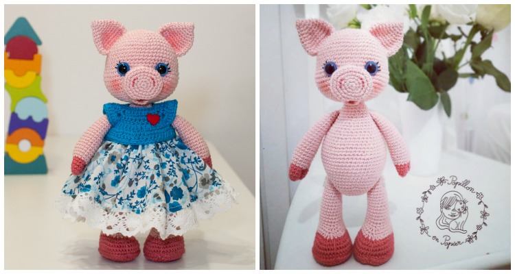 Crochet Miss Piggy Amigurumi Free Pattern - Free Amigurumi Pig