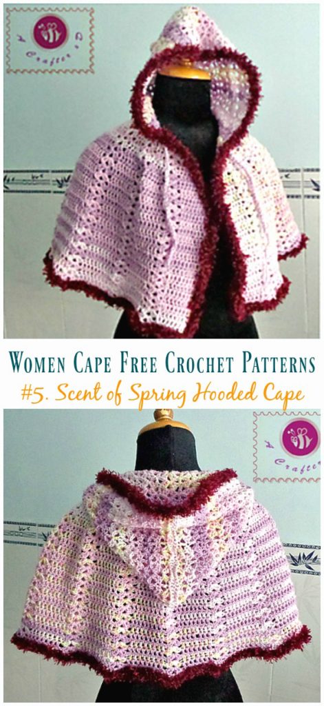 Women Cape Free Crochet Patterns