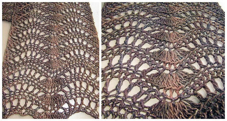 Feather Fan Scarf Crochet Free Pattern - Crochet & Knitting