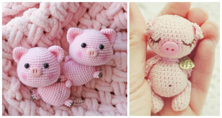 Amigurumi Tiny Pig Crochet Free Patterns - Crochet & Knitting