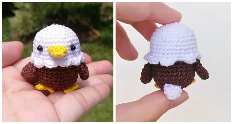 Amigurumi Baby Eagle Crochet Free Pattern - Crochet & Knitting
