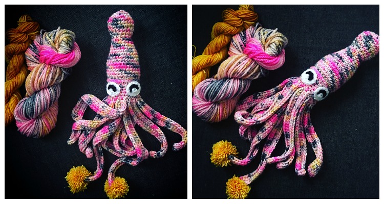 Amigurumi Hubble the Squid Crochet Free Pattern - Crochet & Knitting