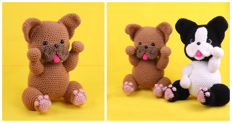 Amigurumi Bulldog Crochet Free Pattern - Crochet & Knitting