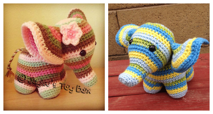 Amigurumi Peanut The Elephant Crochet Free Pattern - Crochet & Knitting
