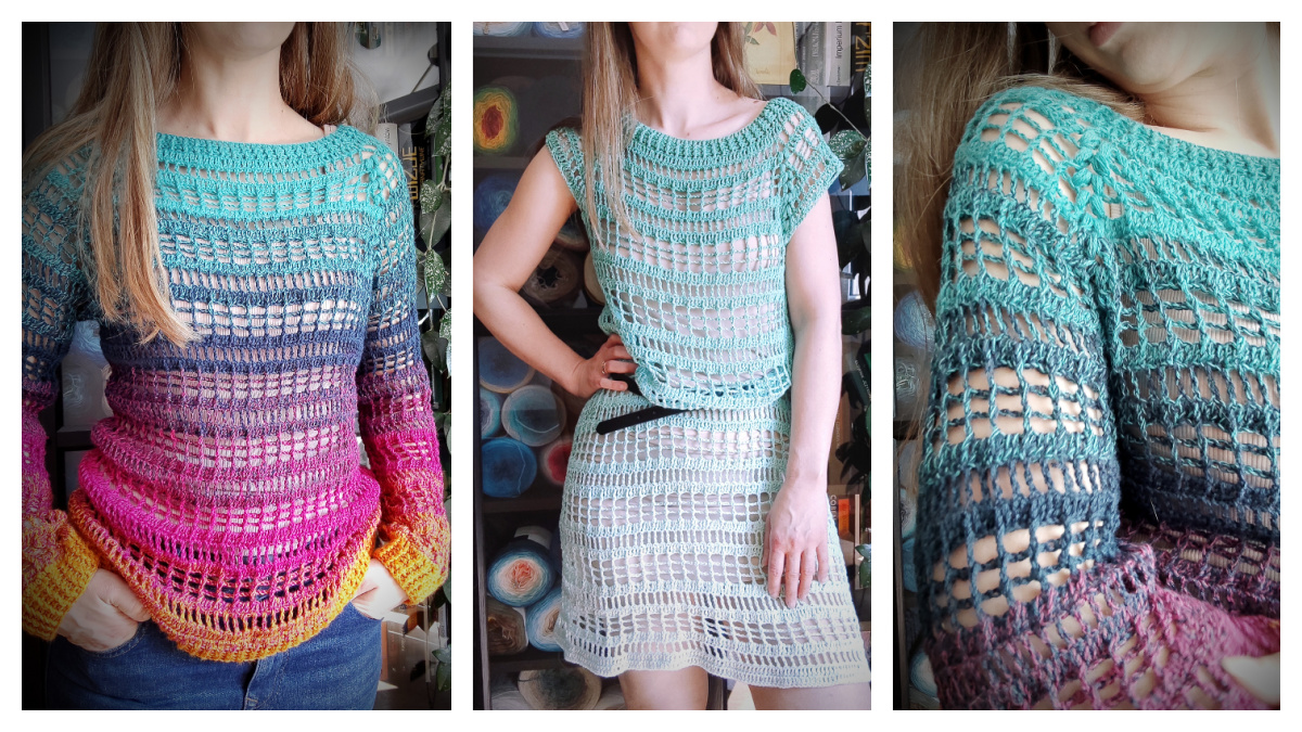 Marina Lace Pullover Sweater Crochet Free Pattern - Crochet & Knitting