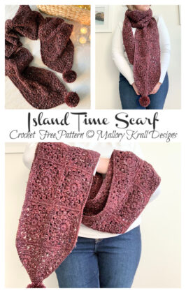 Island Time Scarf Crochet Free Pattern - Crochet & Knitting